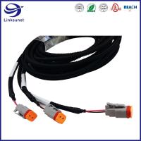 China Transmission Wiring Harness with DT 2 Row 4.0mm Plug Connector for sale