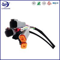 China Transmission Wiring Harness with DT 2 Row 4.0mm Plug Connector for sale
