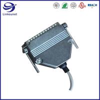 China Footprints switch assembly Wire Harness with D Sub 1row PBT Male Pin Connector for sale