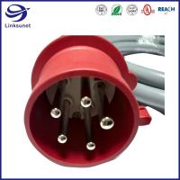 China 281204 4G6 Industrial Robot Power Wire Harness with 32A IP44 Power Connectors for sale