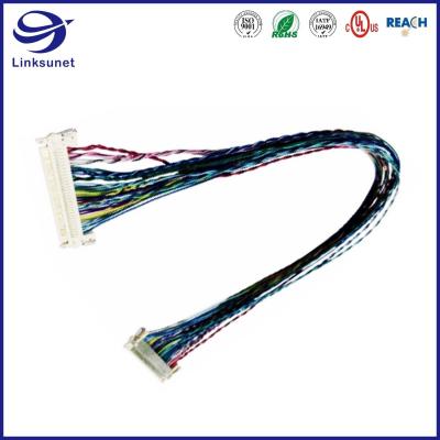 China Reversing Image Wire Harness with FI - X Male Pin 1.0mm Connectors for sale