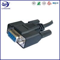 China DB9 TPE Silver Male and Female Connector for Electrical Wire Harness for sale