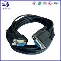 China DB9 TPE Silver Male and Female Connector for Electrical Wire Harness for sale