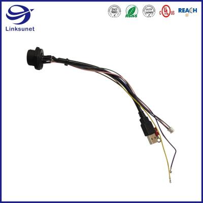 China Middle IP67 300V PUSH - LOCK Connector Wire Harness for Mouse Keyboard for sale