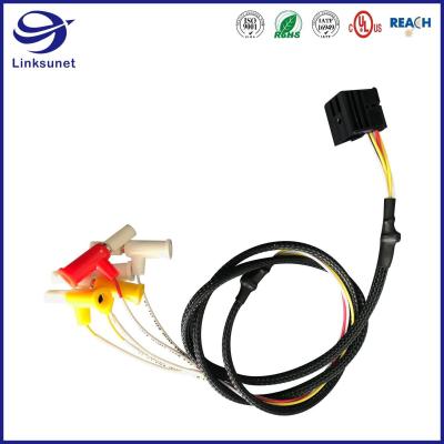 China Automobile OEM Wire Harness with 34729 3.5mm Latch Lock crimp plug for sale