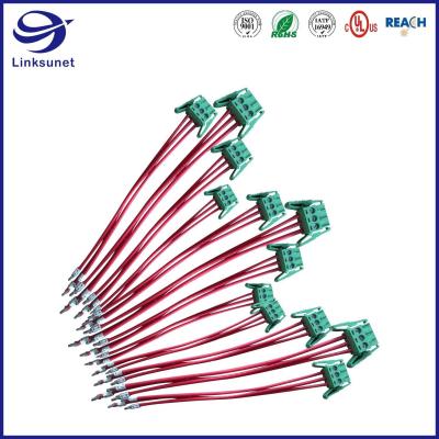 China LED Monitor Wiring Harness with 5.08mm 300V 2 - 24 Pin Connector for sale