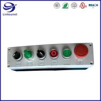 China Medical Equipment Wire Harness IP65 22mm Waterproof Button Box for sale