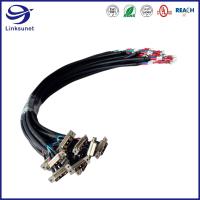 China 2464 16AWG Customed Automobile Wire Harness with D - SUB 3pin Power Connector for sale