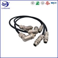 China IP67 A Code Receptacle Connector Wire Harness for Industrial Camera for sale