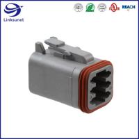 China DT06 IP68 2 Row Crimp Plug 	TE Connectivity AMP Connectors for Industrial equipment for sale