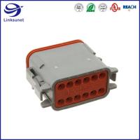 China DT06 IP68 2 Row Crimp Plug 	TE Connectivity AMP Connectors for Industrial equipment for sale
