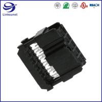 China AMP Latch Black 2.54mm 2row IDC connector for electronic wire harness for sale