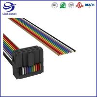 China AMP Latch Black 2.54mm 2row IDC connector for electronic wire harness for sale