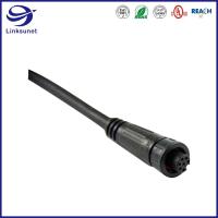 China Mini IP68 Black Waterproof Connector For Wireless Communication for sale
