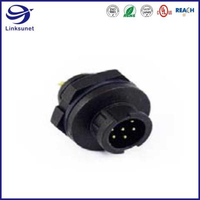 China Mini IP68 Black Waterproof Connector For Wireless Communication for sale