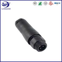China Mini IP68 Black Waterproof Connector For Wireless Communication for sale
