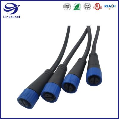 China M15 IP68 300V Nylon Waterproof Circular connectors For Led Street Lamp for sale