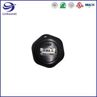 China USB 2.0 Type A Panel Mount Circular Connector for Data transmission wire harness for sale