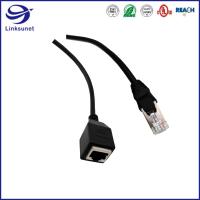 China Custom Signal Wire Harness with RJ45 8pin Golden - Plated Crystal head Connector for sale