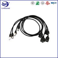 China Custom Signal Wire Harness with RJ45 8pin Golden - Plated Crystal head Connector for sale
