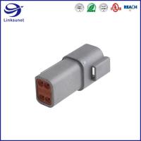 China DT04 PA IP68 2 Row Receptacle TE Connectivity AMP Connectors for Transmission for sale