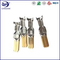 China Dynamic D 5 14 - 16 AWG Crimp Gold Terminals for Production equipment Wire Harness for sale