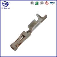 China Ampmodu Short Point Crimp Gold Terminal for Storage equipment Wire Harness for sale