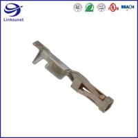 China Ampmodu Short Point Crimp Gold Terminal for Storage equipment Wire Harness for sale