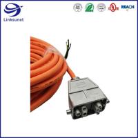 China Security Wiring Harness With HanB 10B IP65 Panel Aluminum Connector for sale