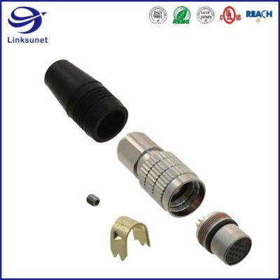 China HR25 12pin Cable Plugs Solder Connector For Industrial Camera Wire Harness for sale