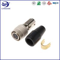China HR10A Male 12 POS Circular HRS Cable Connector For Industrial Wire Harness for sale