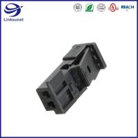 China MQS 2.54mm Socket 18 - 24 AWG Black Connector For Automotive Wiring Harness for sale