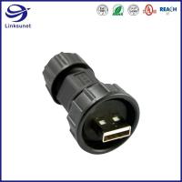China USB IP67 Male and Female Waterproof Circular Connectors For New Energy Vehicles for sale