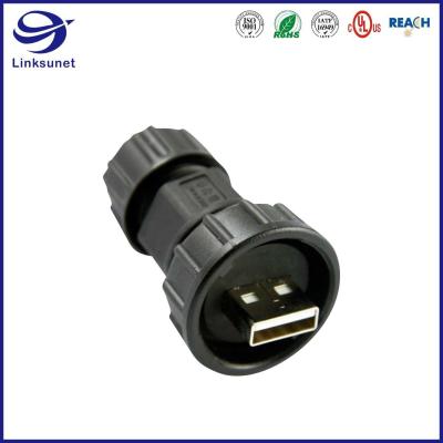 China USB IP67 Male and Female Waterproof Circular Connectors For New Energy Vehicles for sale