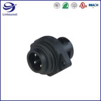 China CA CM IP67 CA3LD Black Circular DIN Connectors For Electronic Wire Harness for sale