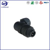 China CA CM IP67 CA3LD Black Circular DIN Connectors For Electronic Wire Harness for sale