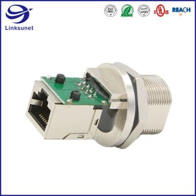 China RJ45 IP68 8pin Waterproof Circular Connectors for Motion Control wire harness for sale