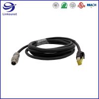 China TM31 CAT6 Connector Wire Harness 8 Pins For Industrial Camera for sale