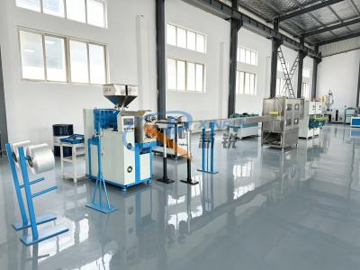 China Single Double Color High Speed PVC Coating Yarn Polyester Yarn Making Machine For Curtain for sale