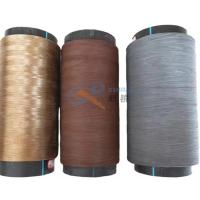 China Single Double Color High Speed PVC Coating Yarn Polyester Yarn Making Machine For Curtain for sale
