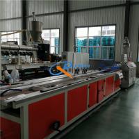 China CE ISO Approved LED Light Cover Tube PC Plastic Profile Machine for sale