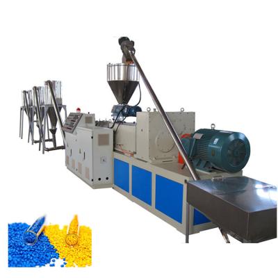 China Twin Screw Extruder 15m 20m3 Plastic Granule Making Machine for sale