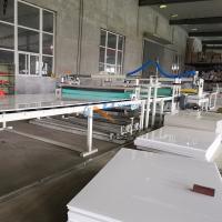 China 40mm PLC Plastic Sheet Manufacturing Machine for sale