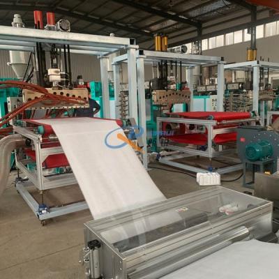 China 600mm BFE99 Filter PP Meltblown Cloth Making Machine for sale