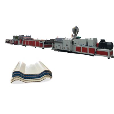 China PVC ASA Corrugated Plastic Profile Machine for sale