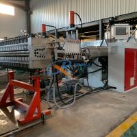 China 18mm Polypropylene PP Hollow Construction Formwork Production Line Single Screw for sale