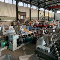 China 18mm Polypropylene PP Hollow Construction Formwork Production Line Single Screw for sale