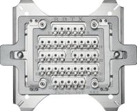 China Rongbang RBTX-FCPC36TQ 36 Port FC/PC Fiber Optic Connector Polishing Holder Stainless Steel for sale