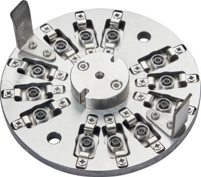 China Rongbang RBTX-FCPC12 Polishing Holder 12 Ports FC/PC Fiber Optic Connector Tip Grinding for sale