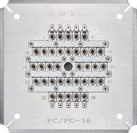 China Rongbang RBTX-FCPC36TS 36 Ports FC/PC Fiber Optic Connector Polishing Holder for sale